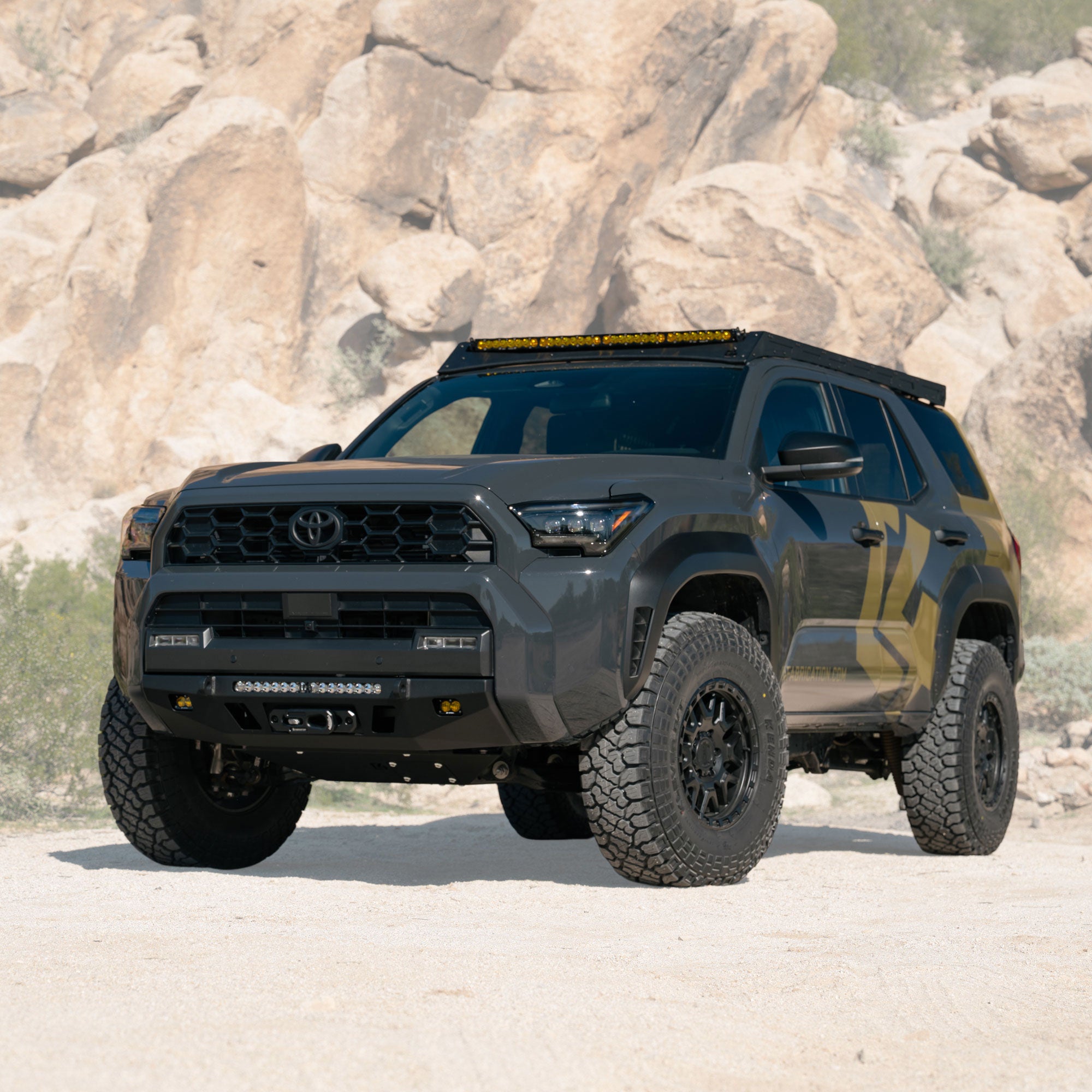 6th Gen 4Runner Lo-Pro Front Winch Bumper & C4 Fabrication