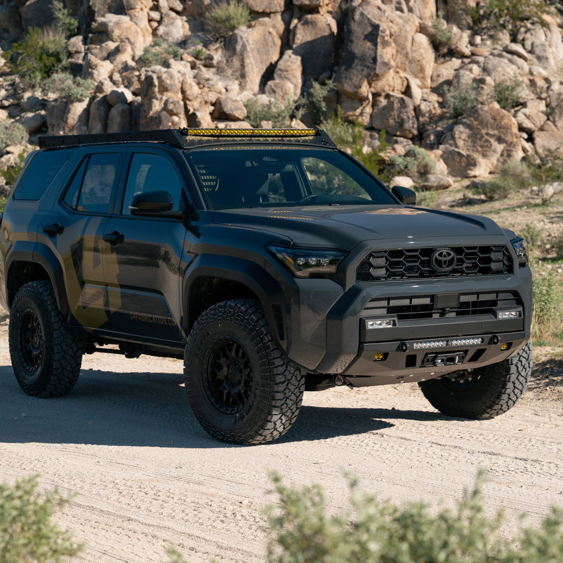 6th Gen 4Runner Lo-Pro Front Winch Bumper & C4 Fabrication