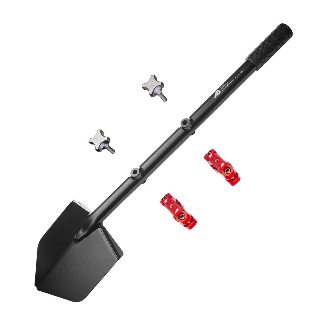 Shovel / Mount Combo - Black LONG Shovel / Red UMD with Knobs & C4 ...