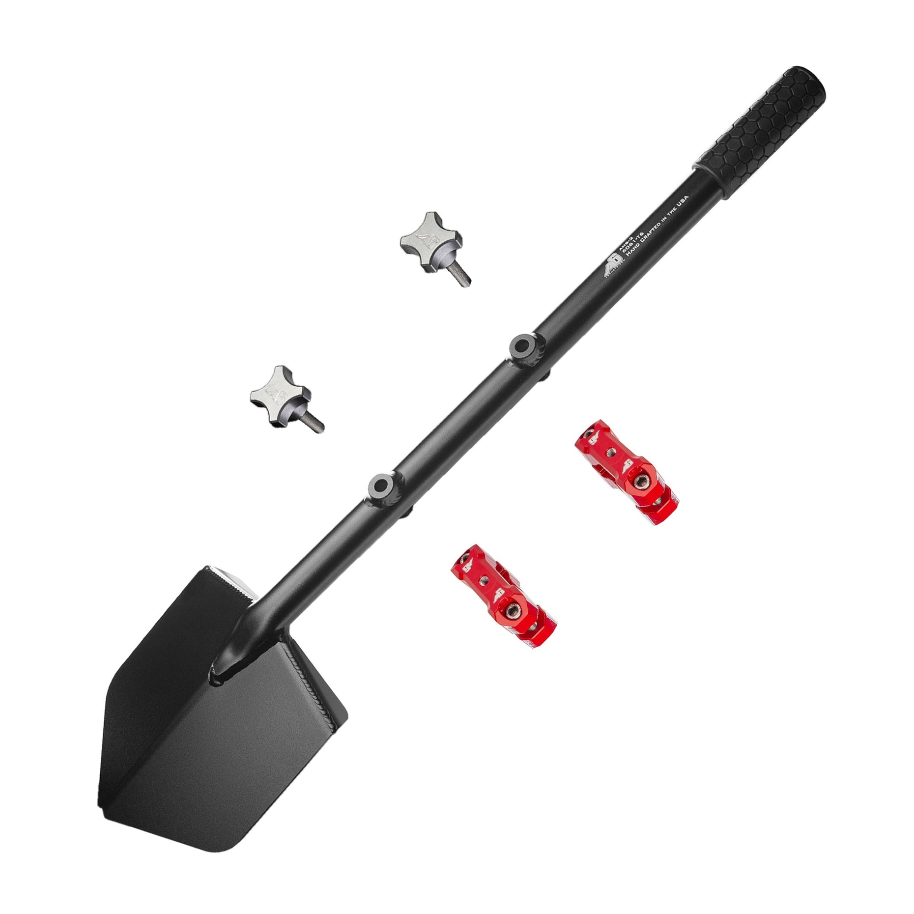 Shovel / Mount Combo - Black LONG Shovel / Red UMD with Knobs & C4 ...