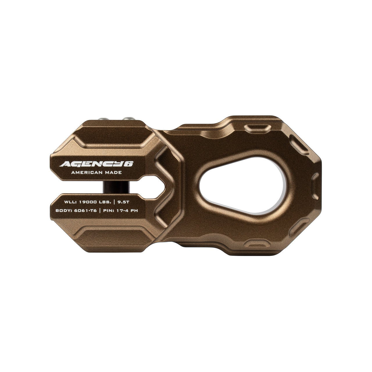 Billet Winch Shackle - Bronze & C4 Fabrication