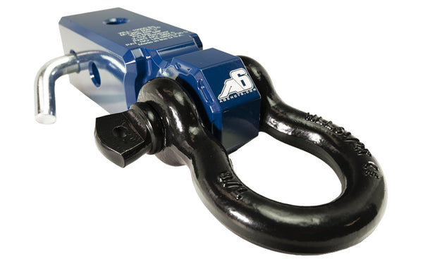 Shackle Block 2.5" Assembly - Blue - C4 Fabrication